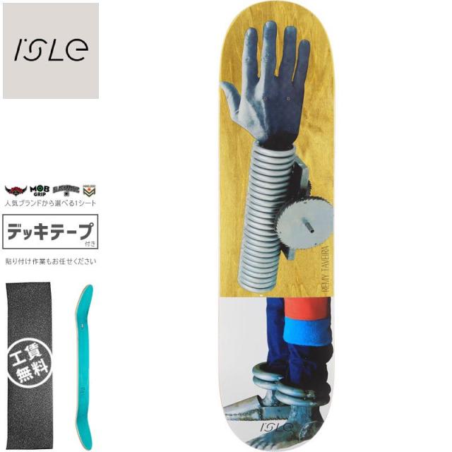 ISLE アイル スケボー デッキ TAVEIRA KIRA FREIJE ARTIST SERIES DECK 8.25インチ イエロー NO61