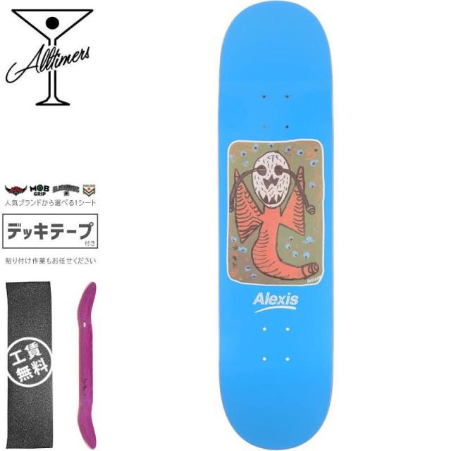 ALLTIMERS オールタイマーズ スケボー デッキ ALEXIS NVA DECK 8.25インチ NO76