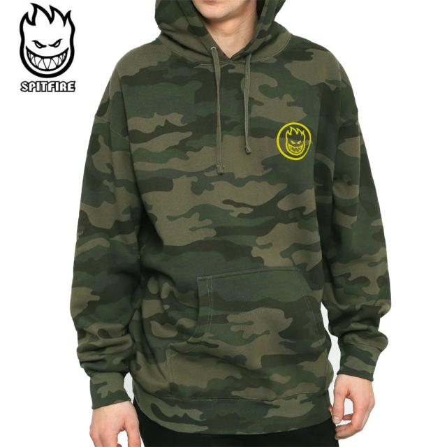 スピットファイアー SPITFIRE スケボー パーカー CAMO CLASSIC HOODIE FOREST フォレストカモ 迷彩 NO42