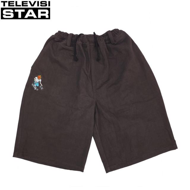 TELEVISI STAR テレビジスター SHORTS TVS BAGGY OG ブラウン NO5
