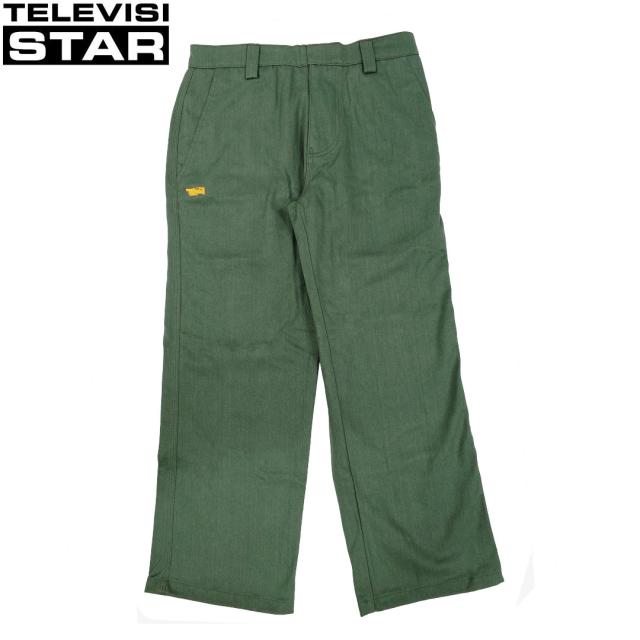 TELEVISI STAR テレビジスター パンツ SHELBY DENIM PANTS VX1 グリーン NO18