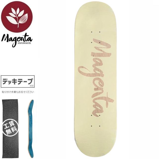 マゼンタ MAGENTA スケートボード デッキ BIG BRUSH TEAM WOOD DECK 8.8インチ ナチュラル NO115