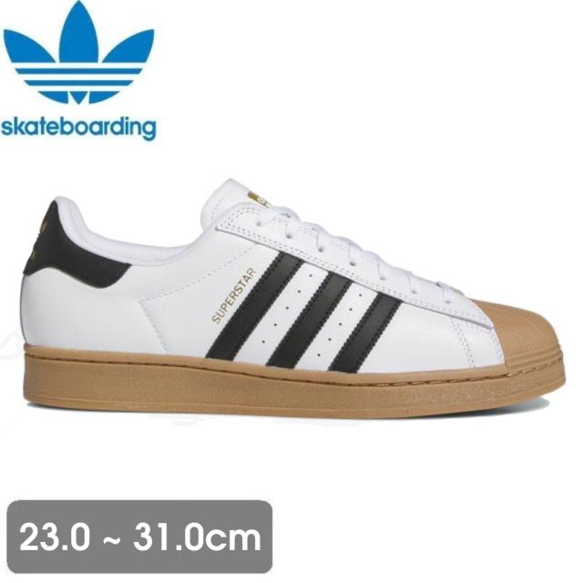 アディダス ADIDAS SKATEBOARDING シューズ SUPERSTAR ADV ホワイト/ガム NO57
