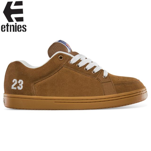 エトニーズ ETNIES スケートボード シューズ SAL23 ブラウンxガム NO111