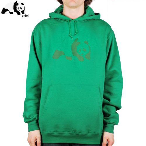 エンジョイ ENJOI スケボー パーカー TONAL PANDA HOODIE ケリー グリーン NO20
