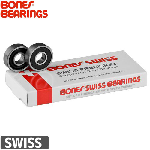 ボーンズ BONES BEARINGS スケボー ベアリング ORIGINAL SWISS BEARINGS スイス NO4