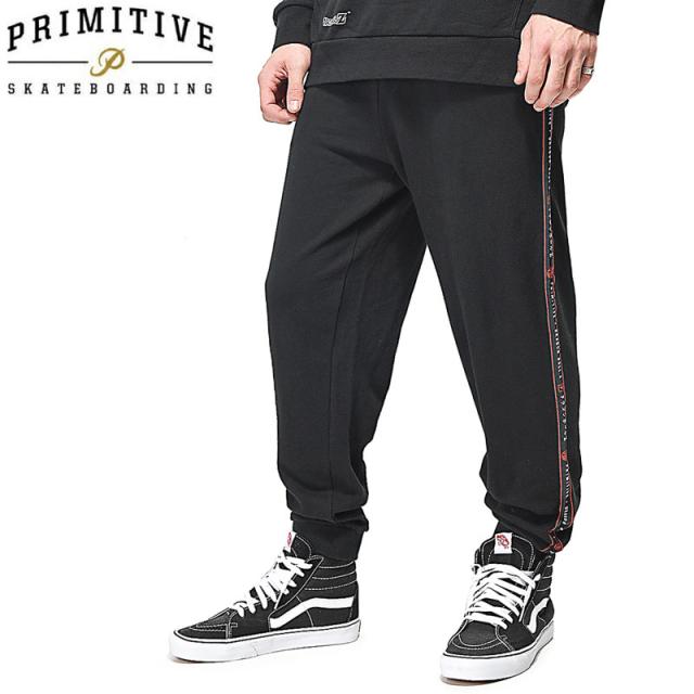 PRIMITIVE プリミティブ スケボー スウェット パンツ POWER SWEATPANTS ドラゴンボールコラボ ブラック NO1