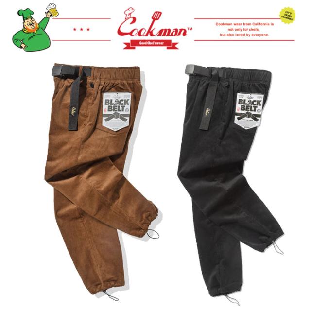 クックマン シェフパンツ セミワイド ベルト コーデュロイ COOKMAN Chef Pants Semiwide Belt Cordroy