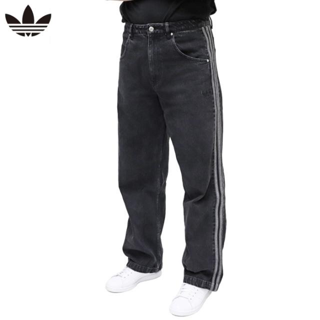 アディダスオリジナルス パンツ ジーンズ デニム ファイヤーバード ブラック メンズ レディース adidas Originals DENIM FB PT