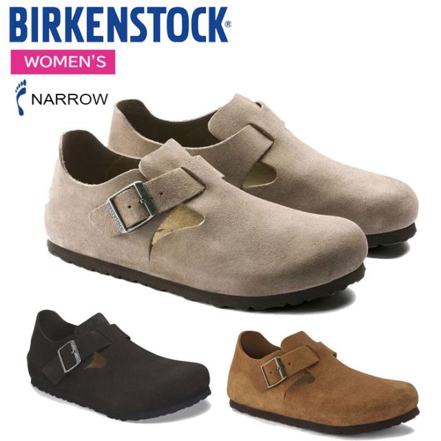 ビルケンシュトック レディース ブーツ シューズ ロンドン スエードレザー 天然皮革 ナローフィット(幅狭) BIRKENSTOCK LONDON SUEDE