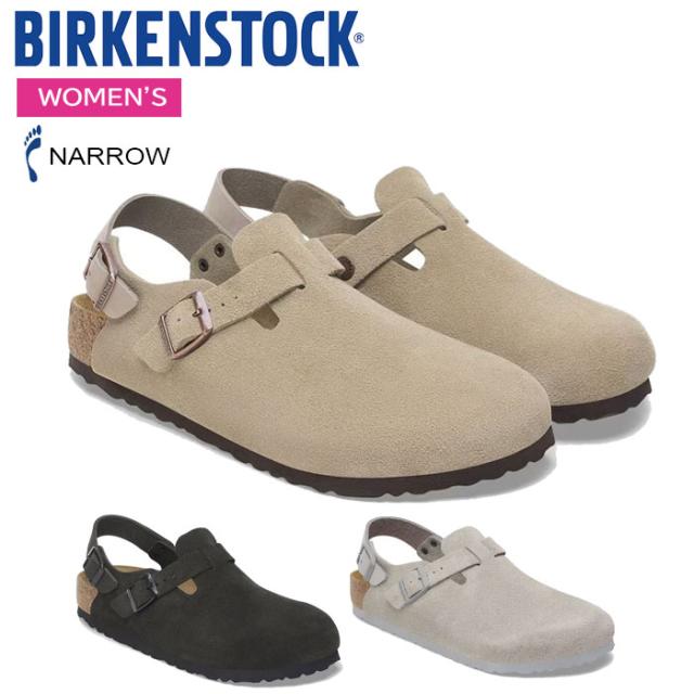ビルケンシュトック サンダル レディース トキオ  スウェード レザー ナローフィット (幅狭) BIRKENSTOCK Tokio Suede