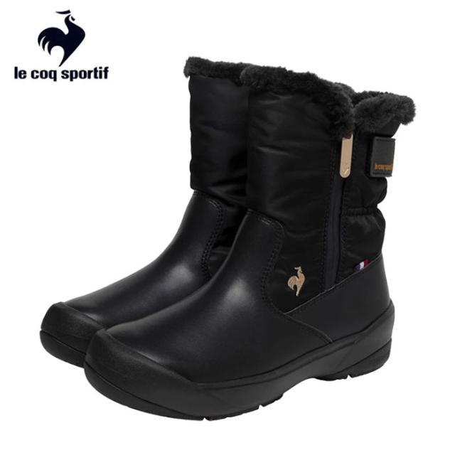 ルコックスポルティフ レディース ブーツ ラルシュ IV ブラック/ゴールド FW26モデル LARCHE 3 IV LU5FBT80LZ BKGD