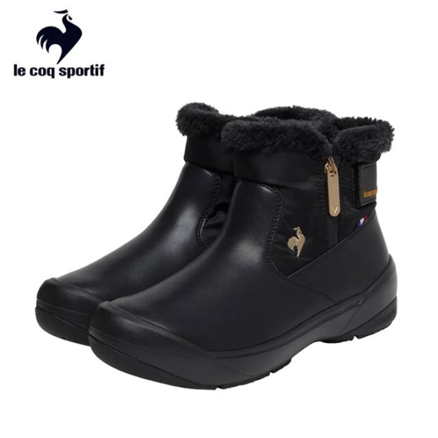 ルコックスポルティフ レディース ブーツ ラルシュ IV ショート ブラック/ゴールド FW26モデル LARCHE 3 IV SHORT LU5FBT81LZ BKGD