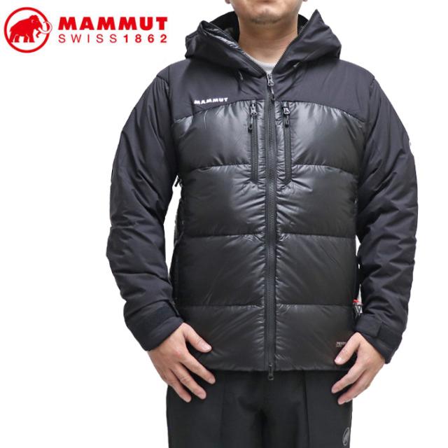 マムート メンズ ダウン ジャケット グラビティ プロ インサレーション フーデッド ジャケット Mammut Gravity Pro IN Hooded Jacket AF Men Black (0001)