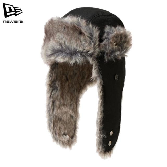 ニューエラ キャップ トラッパー ウール メンズ レディース ブラック  NEW ERA TRAPPER WOOL BLK