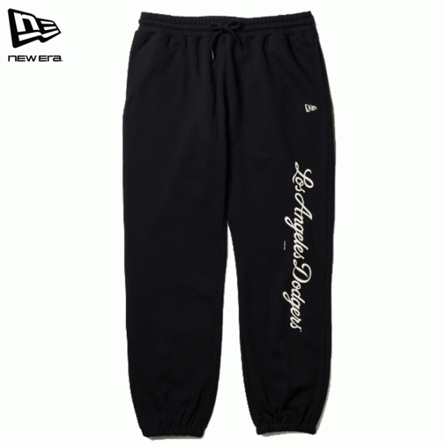 ニューエラ パンツ スウェット 裏毛 コットン ドジャース ブラック メンズ レディース NEW ERA SW PANTS LOSDOD BLK 252