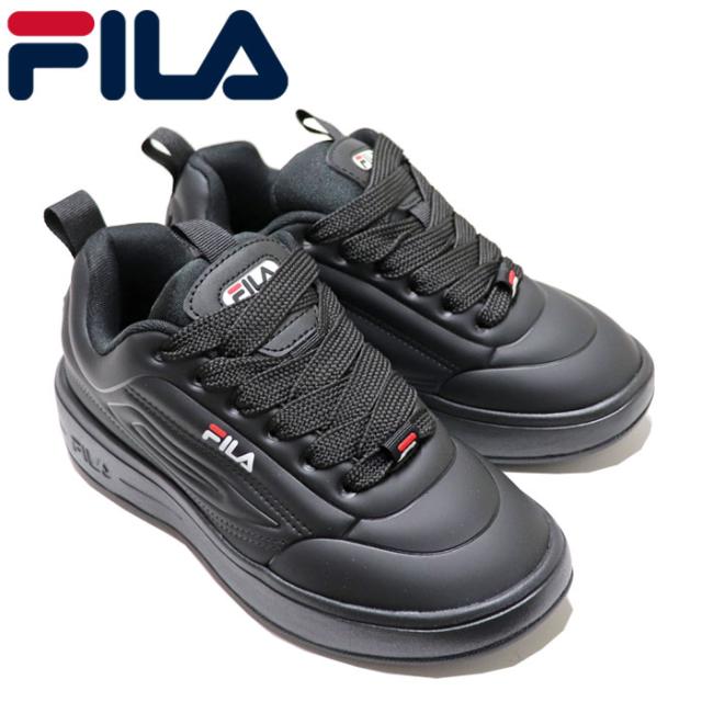 フィラ スニーカー レディース スーパーバブル 厚底ソール ボリュームソール ブラック FILA SUPERBUBBLE 5RM02983-001