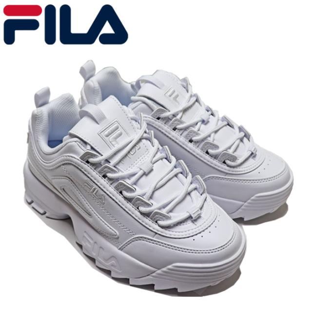 フィラ スニーカー レディース ディスラプター 2 厚底ソール ボリュームソール ホワイト FILA DISRUPTOR 2 USS23029