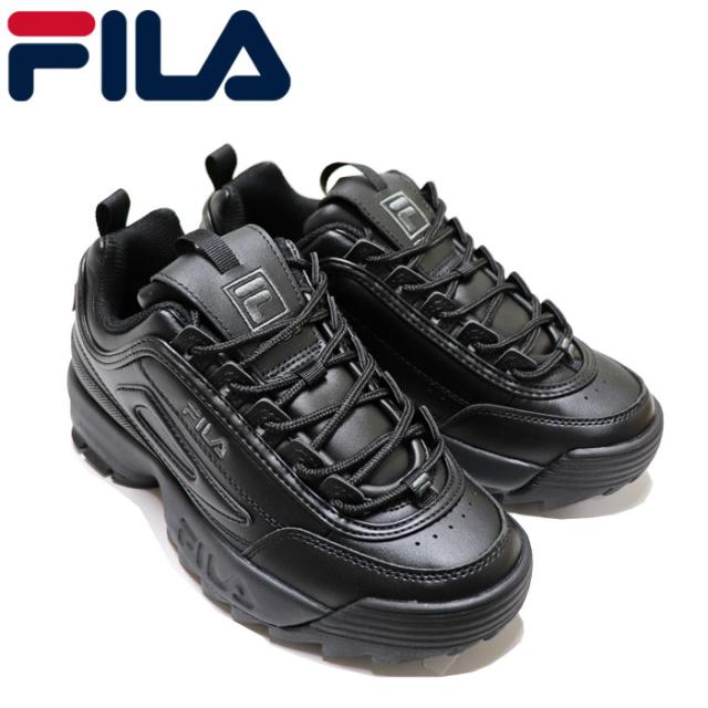 フィラ スニーカー レディース ディスラプター 2 厚底ソール ボリュームソール ブラック FILA DISRUPTOR 2 USS25031
