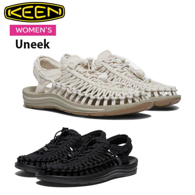 キーン KEEN レディース サンダル ウィメンズ ユニーク アウトドア スポーツ カジュアル ブラック ホワイト WOMENS UNEEK 1014099 1018698 SS