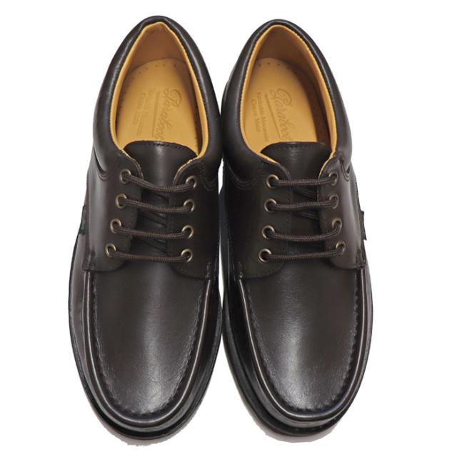 パラブーツ メンズ ティエール スポーツソール Uチップ レザー デッキ