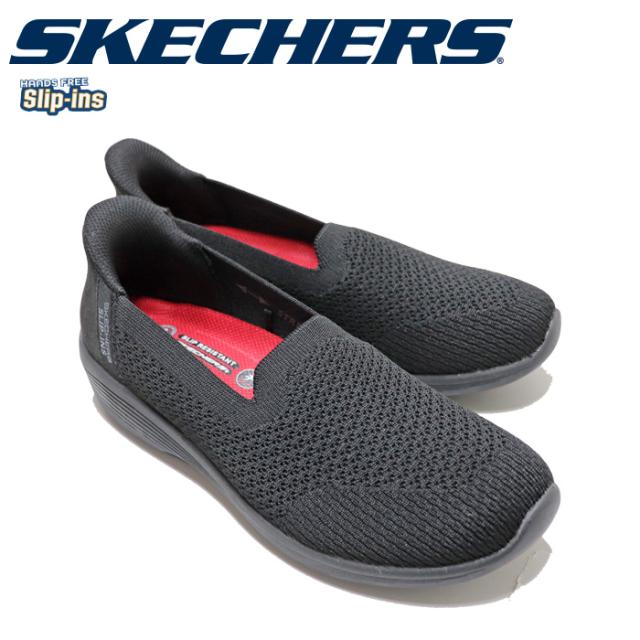 スケッチャーズ ワーク 防滑 感電防止 スリップインズ レディース スニーカー SKECHERS SLIP INS ARYA SR
