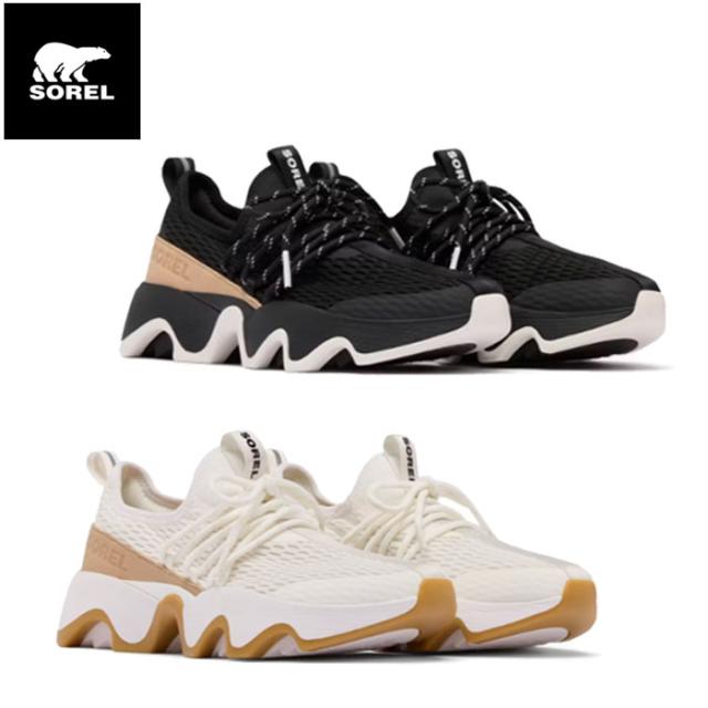 ソレル  スニーカー レディース キネティック インパクト2 レース メッシュ 厚底 軽量 SOREL KINETIC IMPACT II LACE NL4953