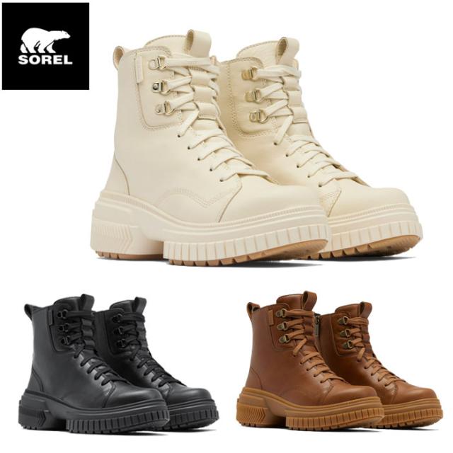 ソレル ブーツ レディース オーエヌエーアベニュー ウォータープルーフ レースアップ レザー 防水 SOREL Ona Ave Boot Lace Wp NL5141