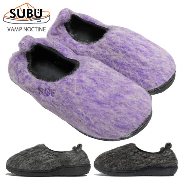 SUBU スブ サンダル メンズ レディース スリッポン スリッパ ルームシューズ ノクティーン  室内履き 温か中綿入り 低反発インソール 防寒 VAMP NOCTINE