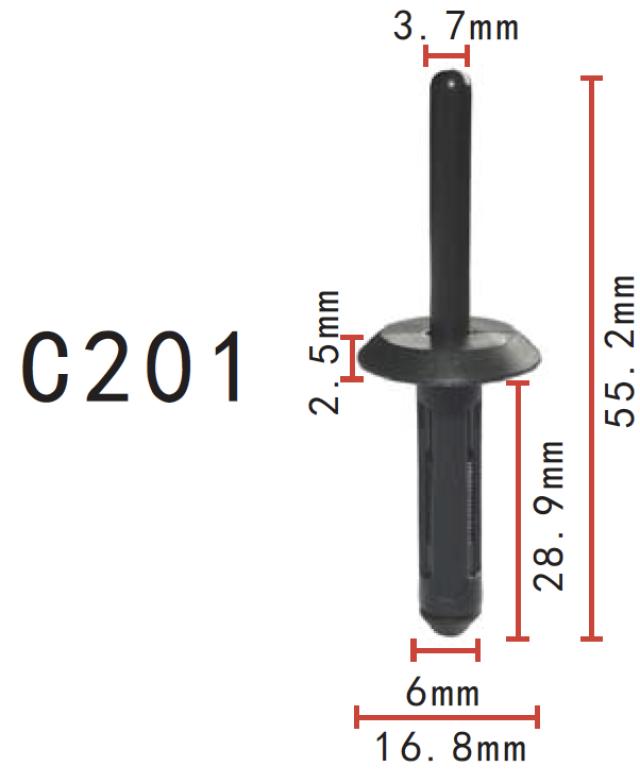 ブラインド リベット GM,Ford,Chrysler,BMW 14063981,N803043S,6500911,06500911 10個の ...