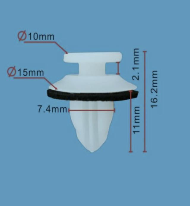 Toyota サイドマッドガード リテーナー 9046707221 10個の通販はau PAY マーケット - カー＆モーターバイクパーツ店 ...