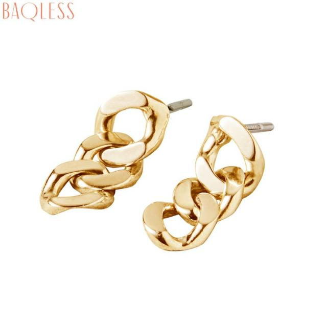 バックレス Baqless Amity Chain Gold アミティ チェーン ゴールドピアス【am-ch-yg】陸上・ランニング用品