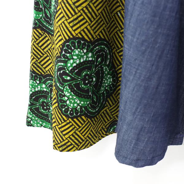 春夏 アフリカン キャミワンピ コットン ロングワンピ かわいい リゾート