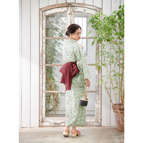 浴衣 レディース 2点 セット レトロ 20代 30代 かわいい リゾートの