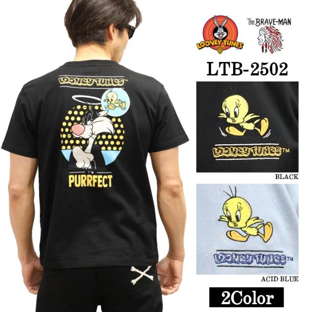 THE BRAVEMAN×LOONEY TUNES ルーニーチューンズ コラボ TEE 天竺 半袖Tシャツ ltb-2502
