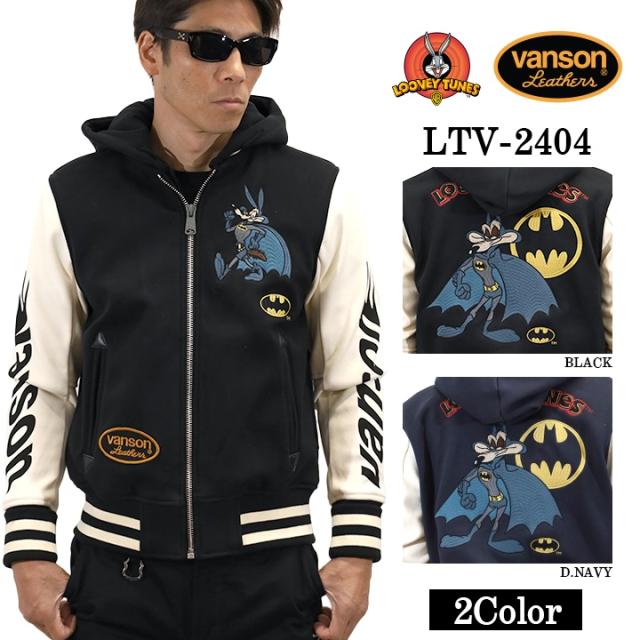 VANSON×LOONEY TUNES Warner BROS.ワーナー100周年記念 バンソン ルーニー コラボ ボンディング スタジャン アウター ltv-2404