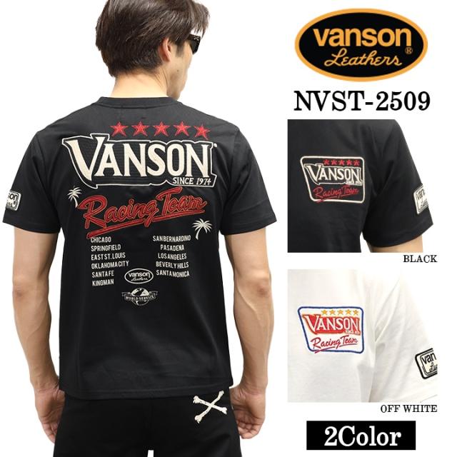 VANSON TEE バンソン 天竺 半袖Tシャツ nvst-2509