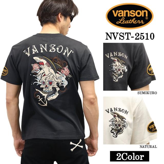 VANSON TEE バンソン 天竺 半袖Tシャツ nvst-2510