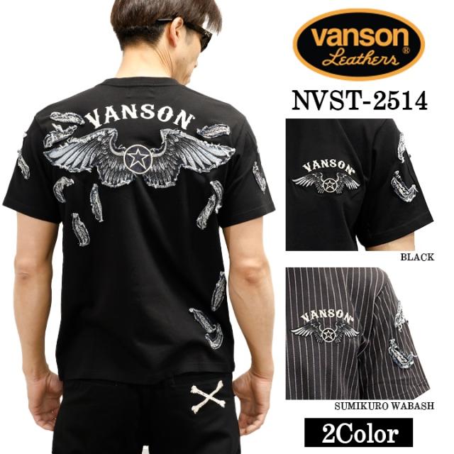 VANSON TEE バンソン 天竺 半袖Tシャツ nvst-2514