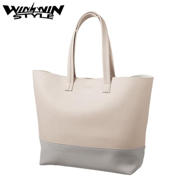 ウィンウィンスタイル WB-001 ラージ トートバッグ オフホワイト WINWIN STYLE TOTE BAG