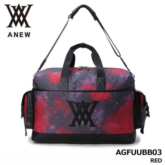 アニュー AGFUUBB03 UNI エッセンシャル ボストンバッグ レッド  UNI ESSENTIAL BOSTON BAG RED ANEW