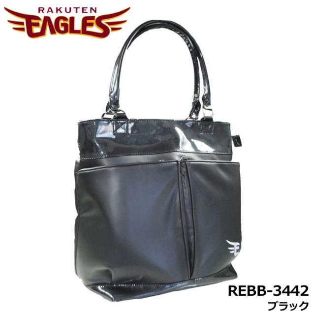 東北楽天イーグルス REBB-3442 トートバッグ ブラック  TOTE BAG ゴルフ RAKUTEN EAGLES LEZAX