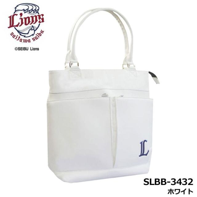 埼玉西武ライオンズ SLBB-3432 トートバッグ ホワイト  TOTE BAG ゴルフ SAITAMA SEIBU LIONS LEZAX