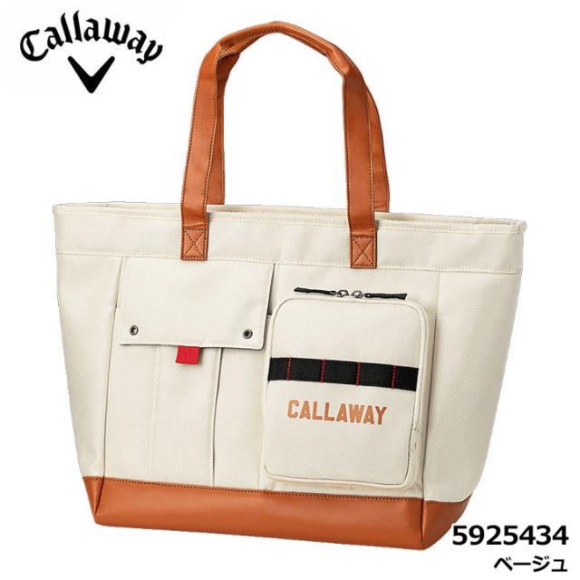 【2025モデル】キャロウェイ 5925434 SPL-I トート ベージュ  25FW JM Callaway 20p