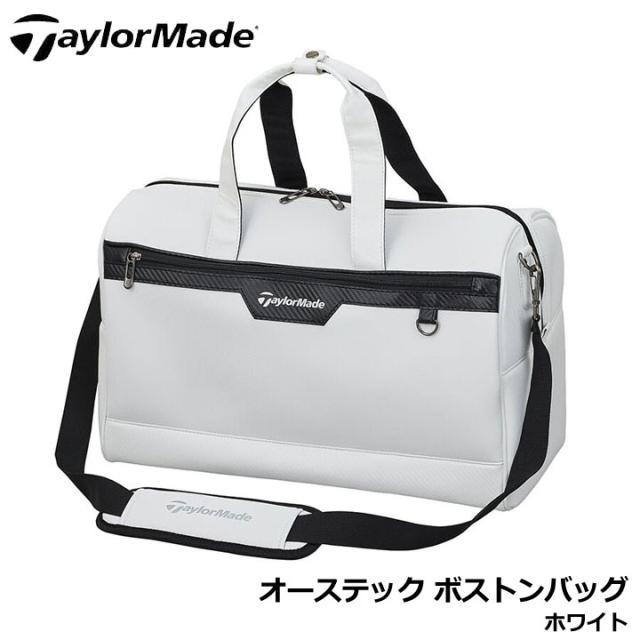 【2025モデル】テーラーメイド UN726 オーステック ボストンバッグ ホワイト M1350801 White Tote Bag Taylormade 10p