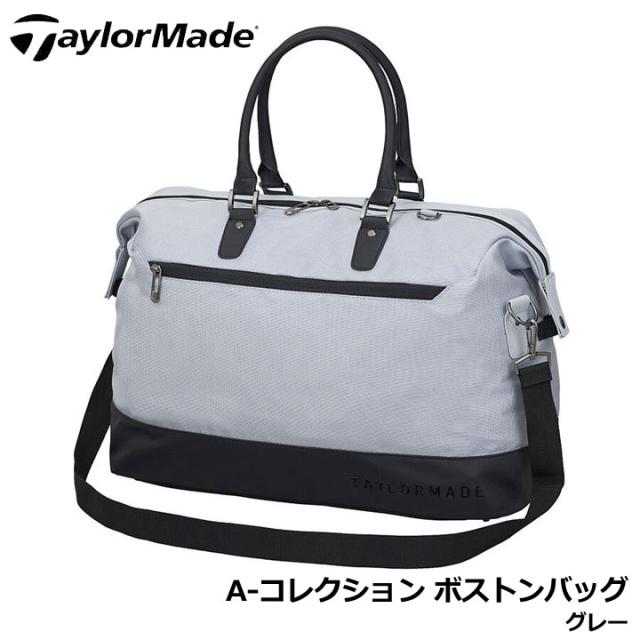 【2025モデル】テーラーメイド UN739 A-コレクション ボストンバッグ グレー M1354401 Gray Boston Bag Taylormade 10p