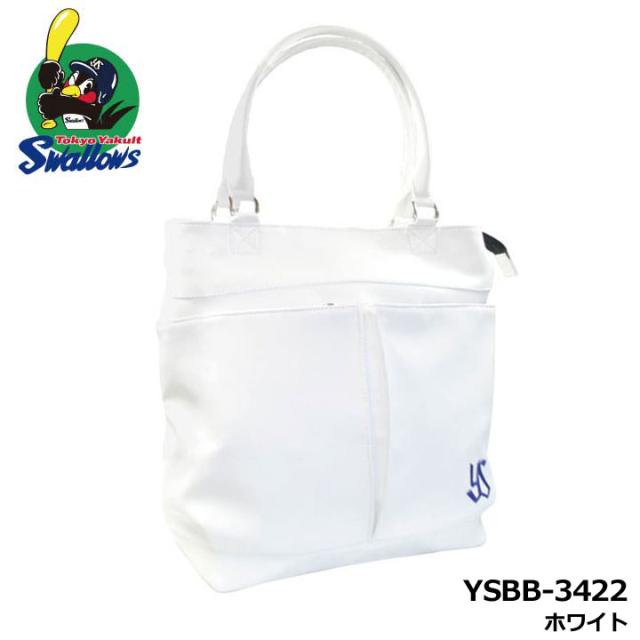 ヤクルトスワローズ YSBB-3422 トートバッグ ホワイト  TOTE BAG ゴルフ Tokyo Yakult Swallows LEZAX