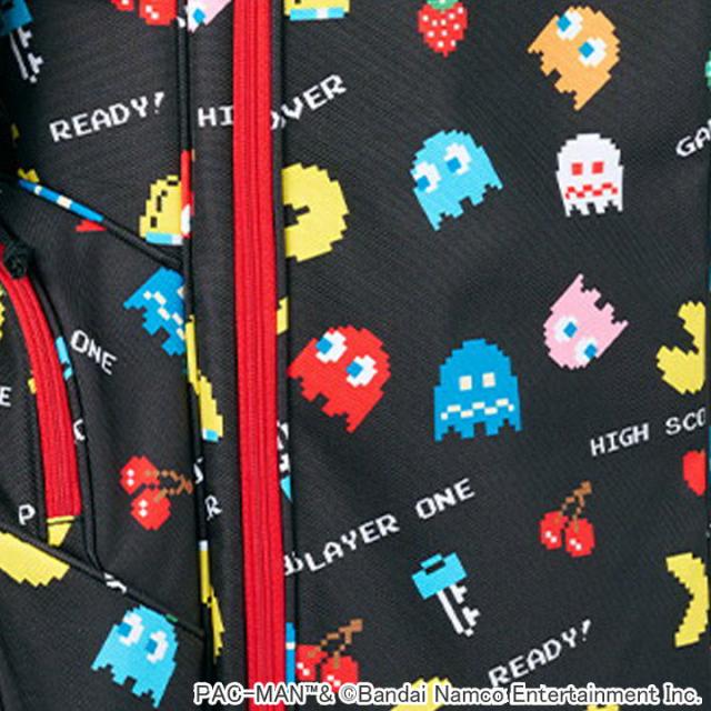 パックマン OCB0009 カートバッグ レッド 9.5型 2.6kg スタンド式 5分割 47インチ対応 バンダイ ナムコ 公式 ゲーム キャラクター  PAC-MAN BANDAI NAMCO  ゴルフバッグ  カート式  キャディバッグ