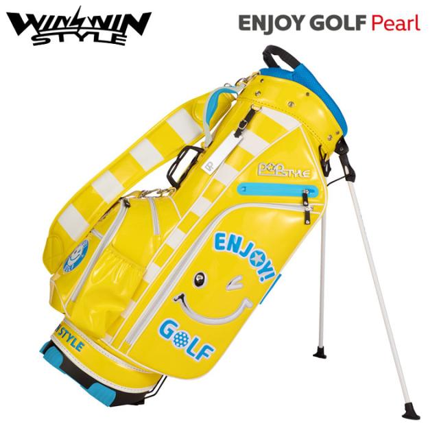 ウィンウィンスタイル CB-140 エンジョイ ゴルフ パール (イエロー)  スタンドバッグ  ENJOY GOLF PEARL STAND BAG ゴルフキャディバッグ WINWIN STYLE