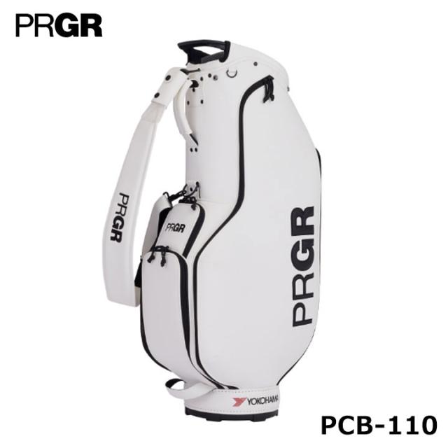 プロギア PCB-110 カジュアル キャディバッグ ホワイト 9.0型 2.8kg 47インチ対応 カートバッグ PRGR 20p